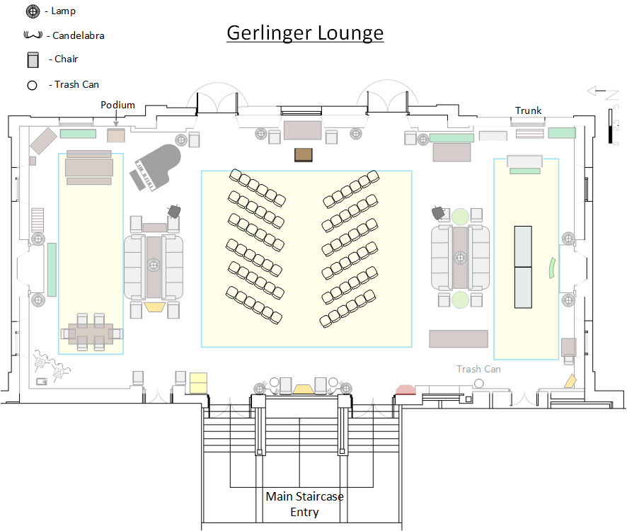 Gerlinger Alumni Lounge | Scheduling and Event Services